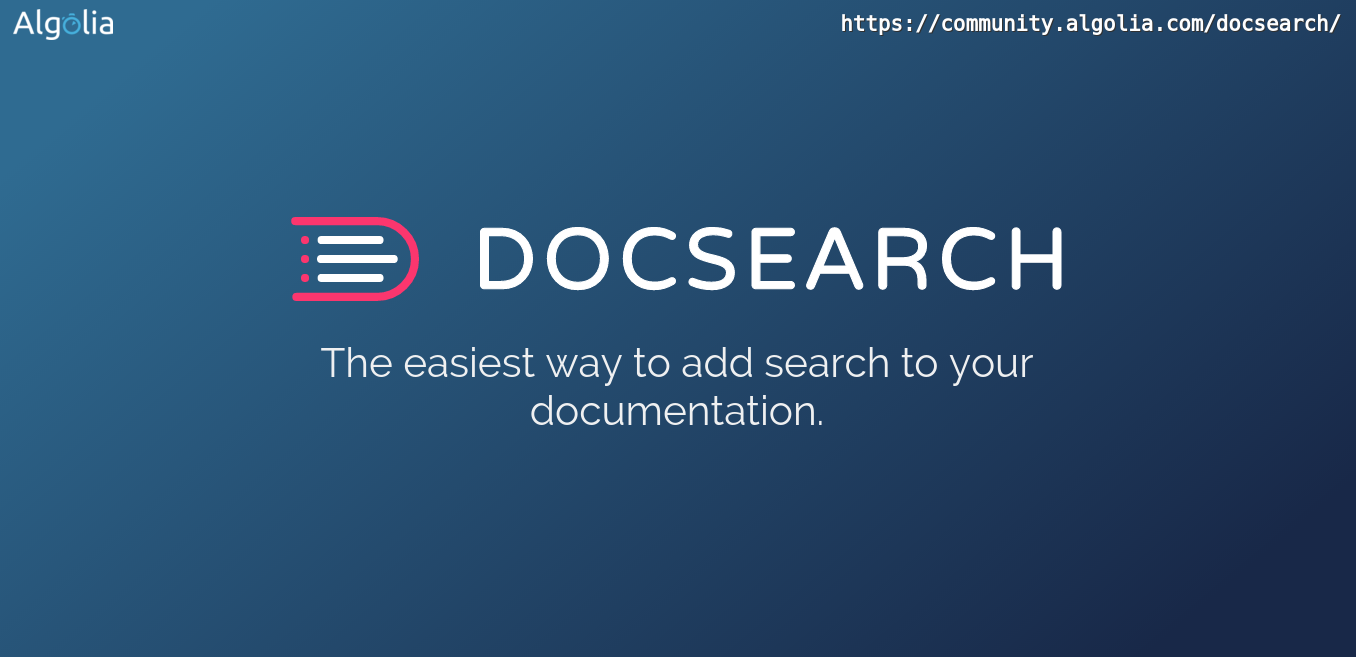 DocSearch in 5mn